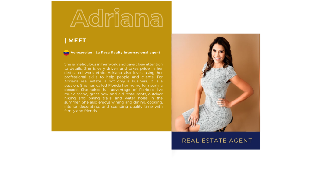 ADRIANA MOGOLLON – La Rosa Realty Internacional
