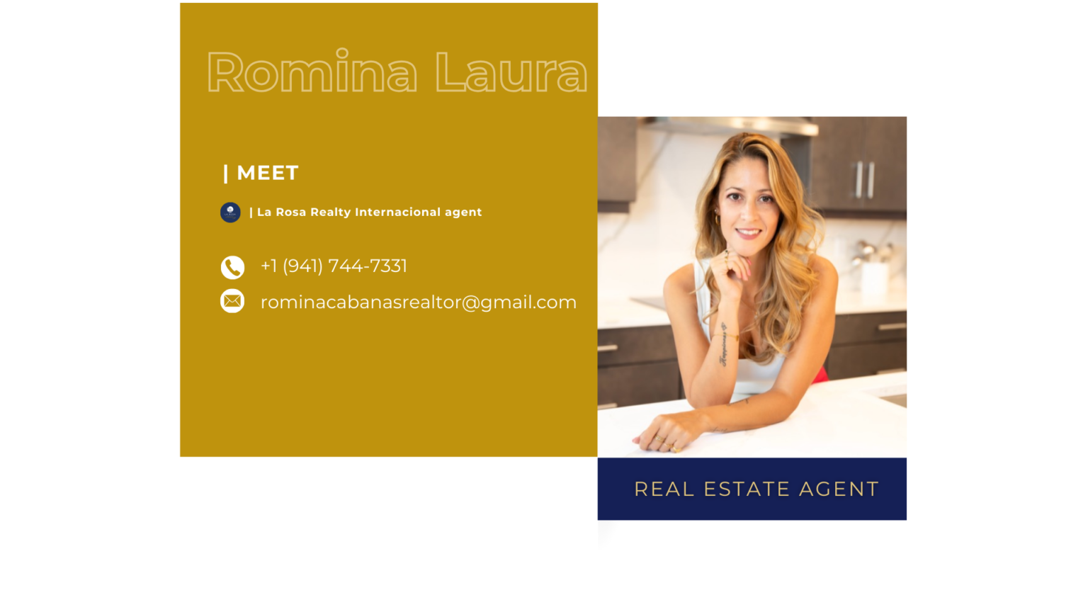 ROMINA LAURA – La Rosa Realty Internacional